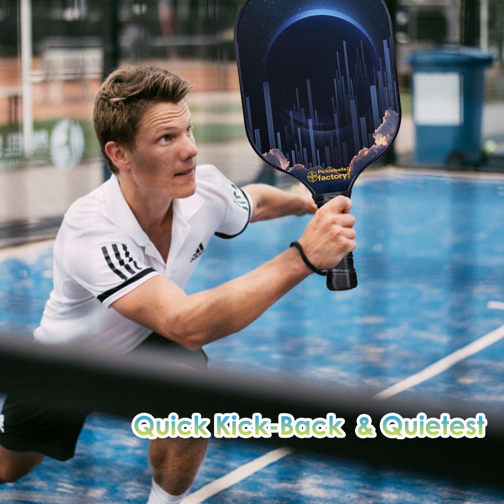 Pickleball Equipment , PB00030 Lunar Eclipse Graphite Pickleball Paddl ...